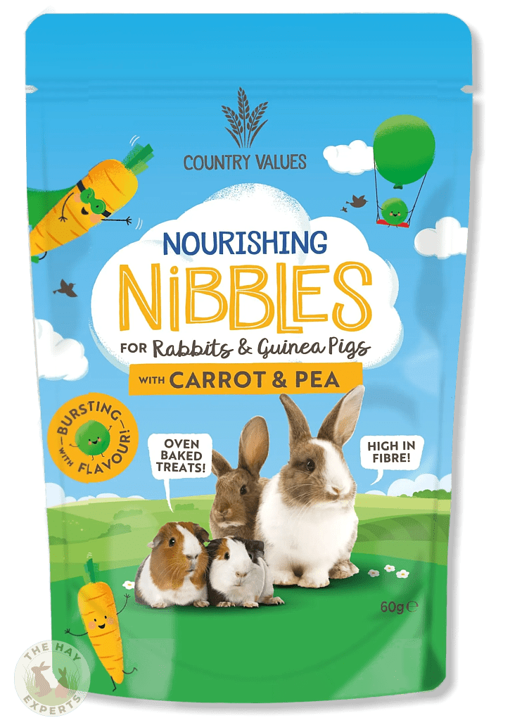 Burgess Nourishing Nibbles Carrot & Pea Treats | The Hay Experts