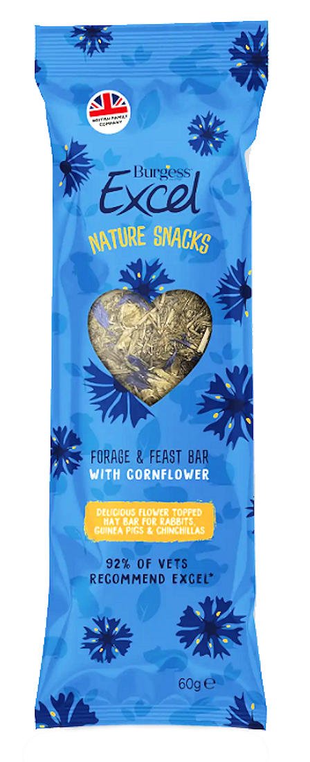 Burgess - Excel Forage & Feast Hay Bar with Cornflower | The Hay Experts