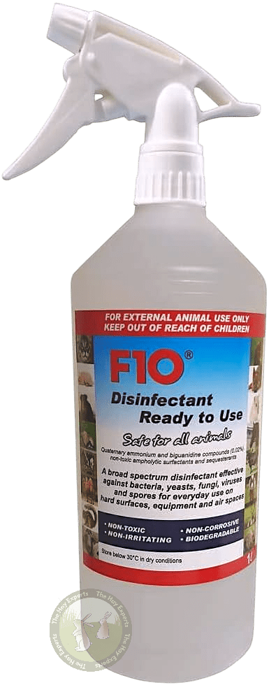 F10 Disinfectant Spray RTU: Effective disinfectant for all animals– The ...