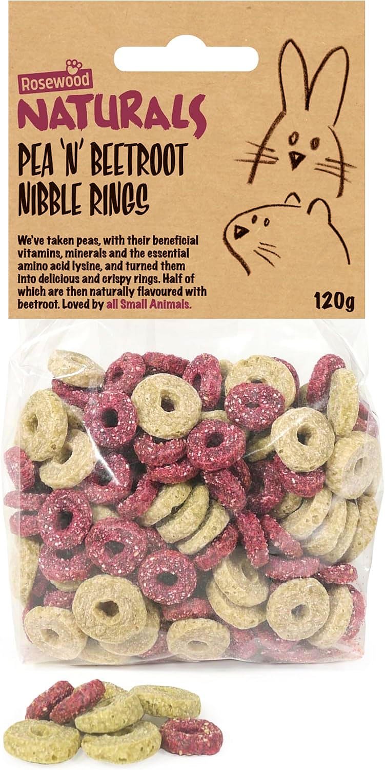 Rosewood Pea n Beetroot Nibble Rings | Treats | The Hay Experts