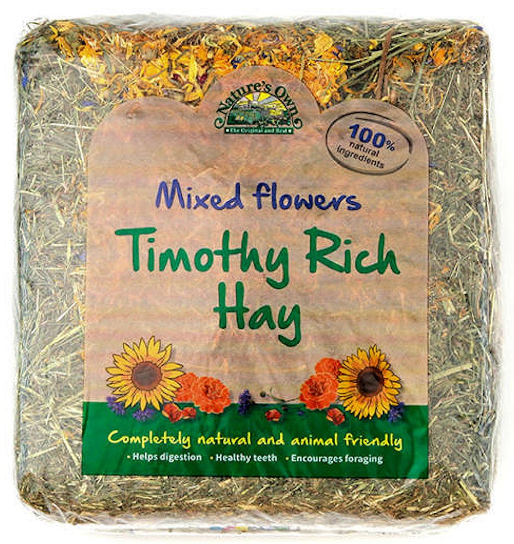 Nature's Own Pets - Timothy Rich Hay with Mixed Flowers | The Hay Experts