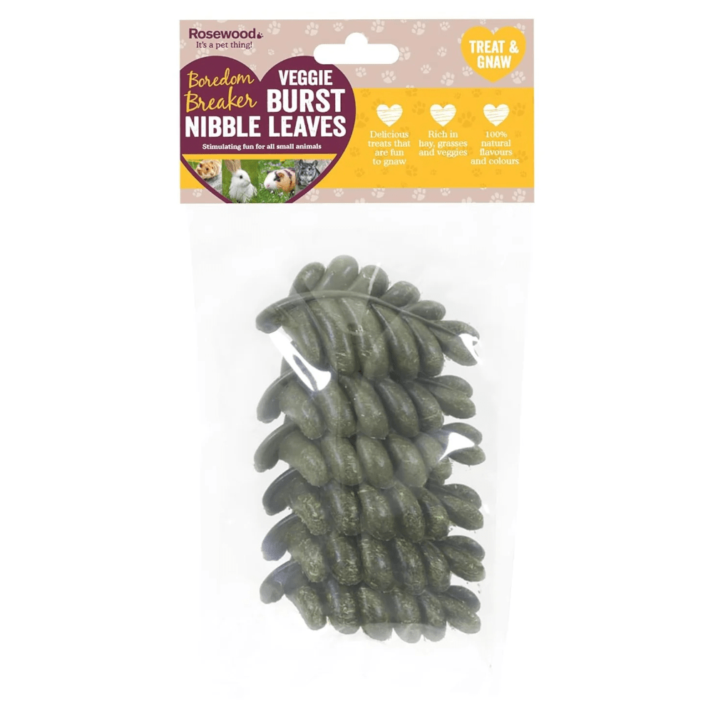 Veggie Burst Nibble Leaves | Edibles | The Hay Experts