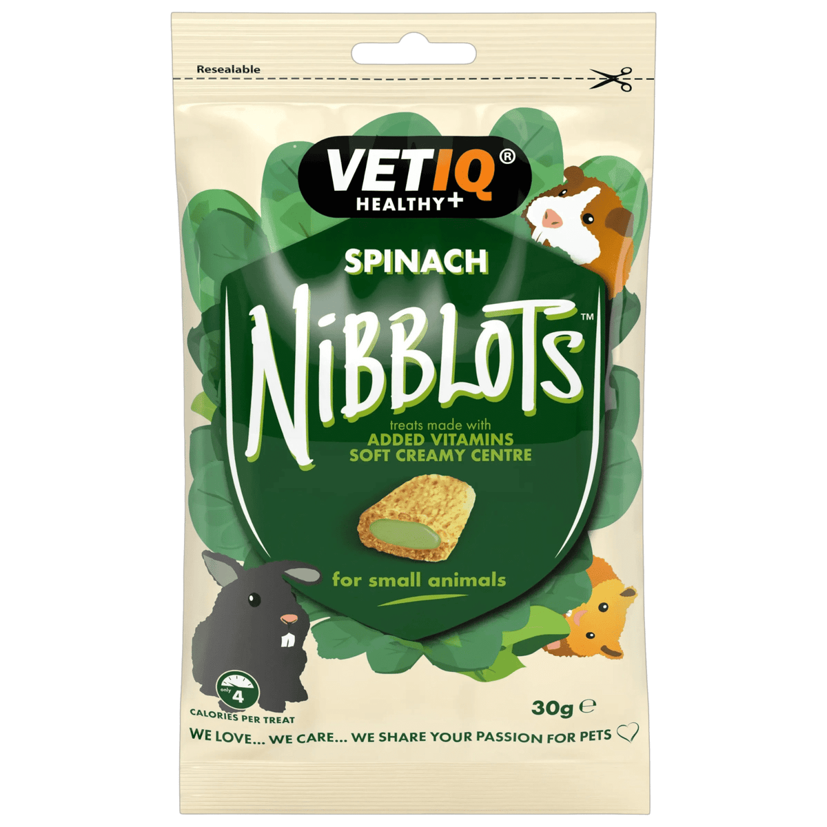 VetIQ Nibblots - Spinach - rich in omega 3 & other nutrients, and tasty ...