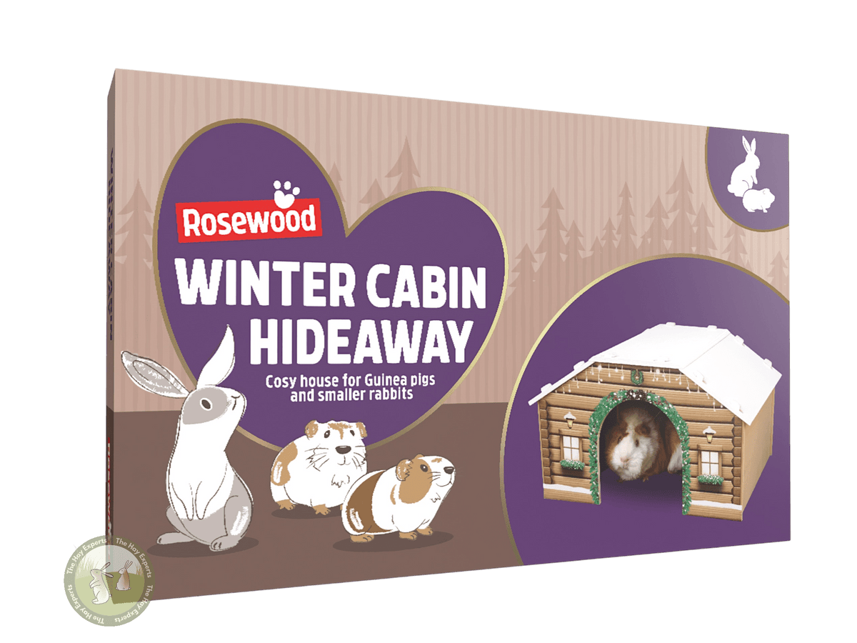 Rosewood Winter Cabin Hideaway for Guinea Pigs & small furries– The Hay ...