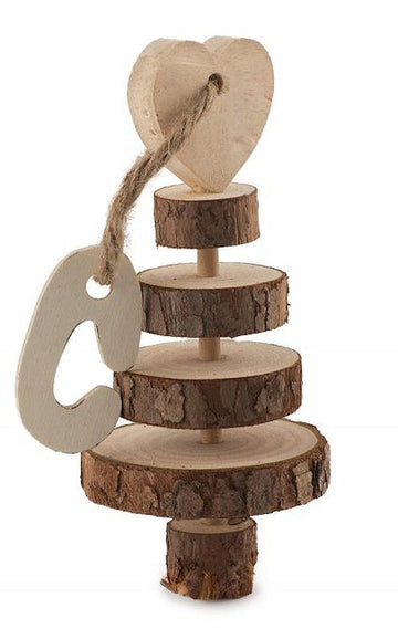 Ancol - Wooden Heart Tree | Toys | The Hay Experts